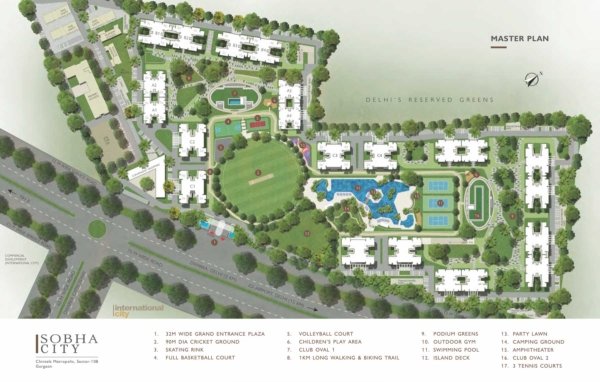 sobha-city-master-plan - Invest i Care